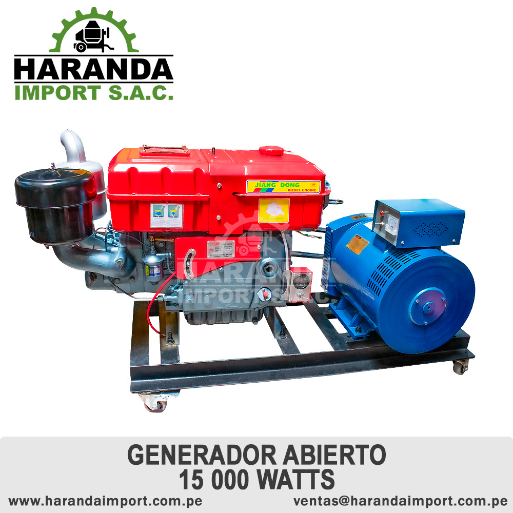 GENERADOR ABIERTO 15 000 WATTS - HARANDA IMPORT